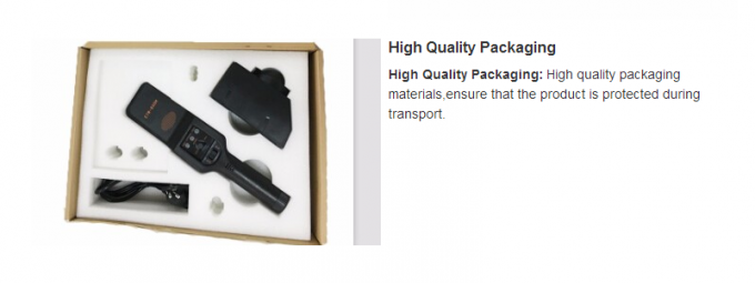 Wireless Charging portable metal detector For Checking Subway Riders