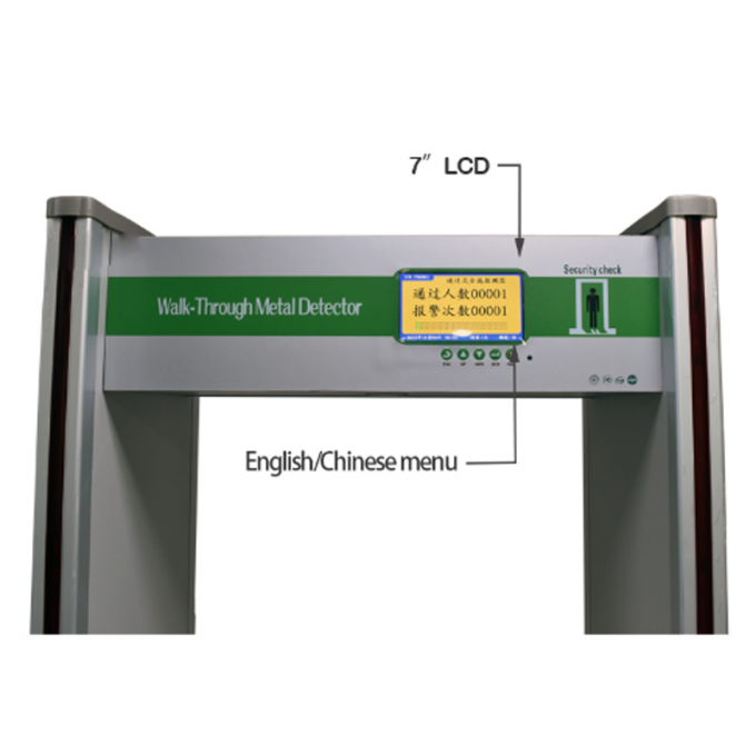 Battery Backup Walk Through Metal Detector Security Check Self ...
