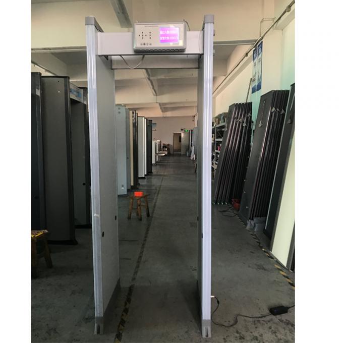 33 Detection Zones Full Body Metal Detectors , Turnstile Barrier Gate ...