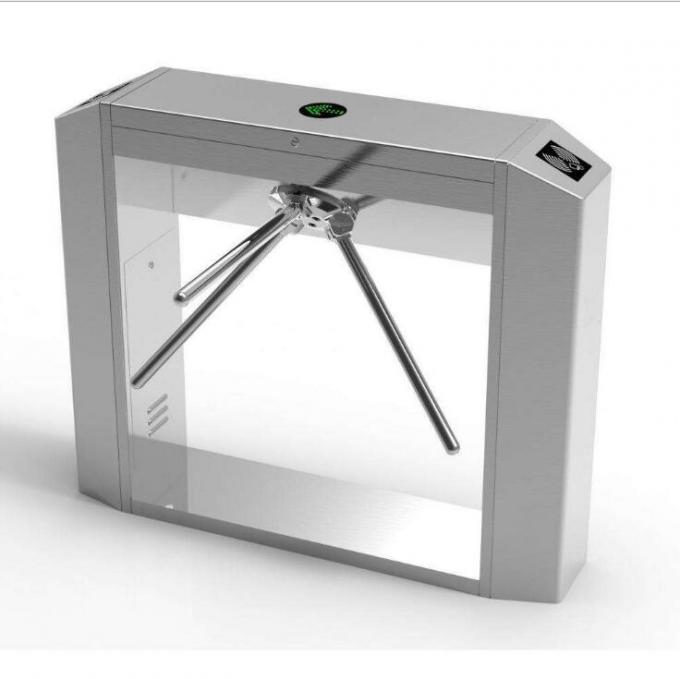 Stainless Steel Triangle Entrance Swing Pedestrian Barrier Gate Machine ...