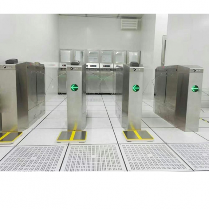 Smart Retractable Flap Barrier Gate Turnstile Security Subway Wing Gate