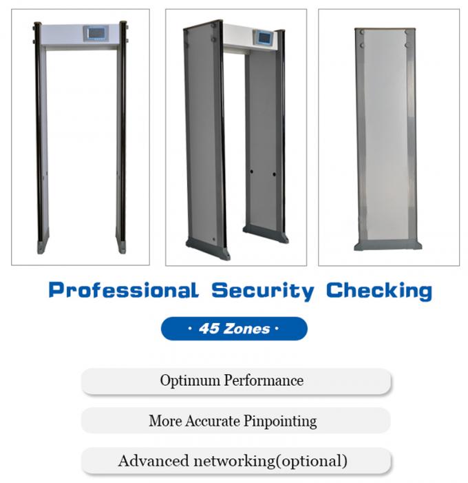 6 Zones Archway Metal Detector Walk Through Security Scanners For ...