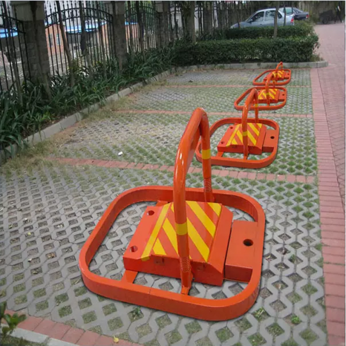 Vehicle Parking Space Lock Barrier Automatic Folding Block With 3 Years ...