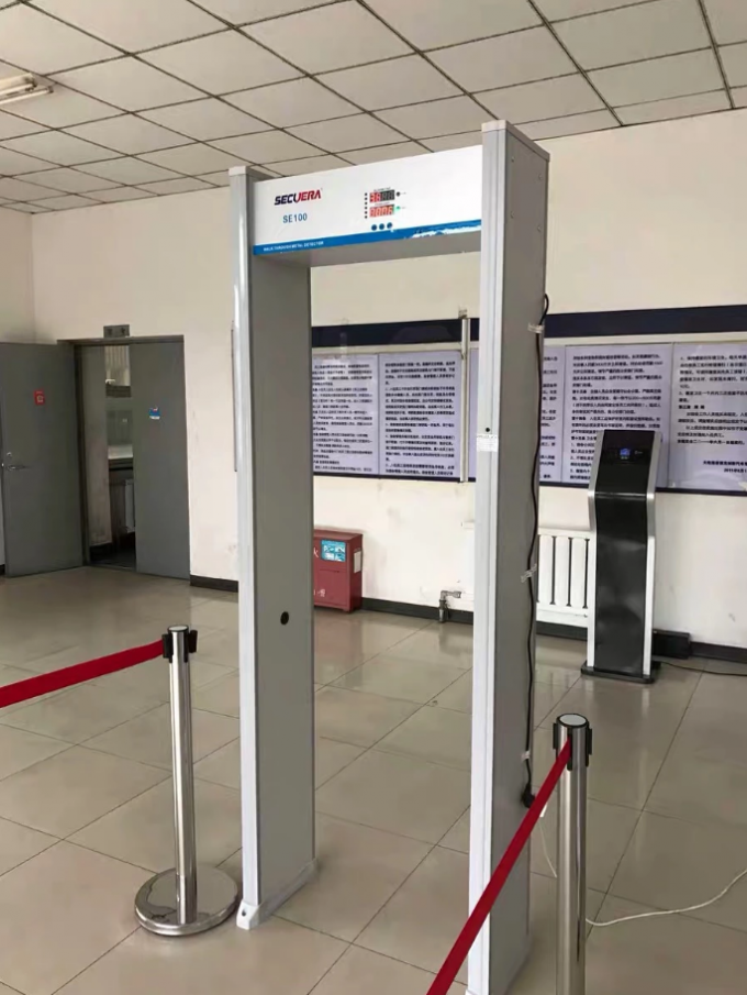 LCD display Walk Through Thermometer Infrared Body Temperature Checking ...