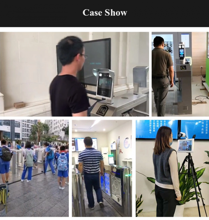 Infrared Walk Through Thermometer Human Body Temperature Test Scanner ...