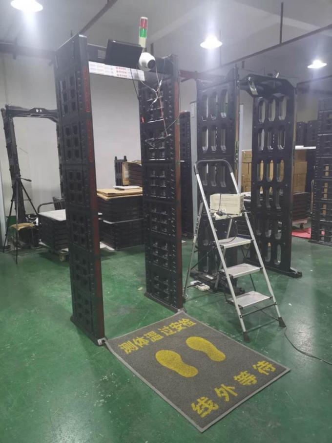 18 Zones Walk Through Temperature Scanner Non Contact Door Frame LCD ...