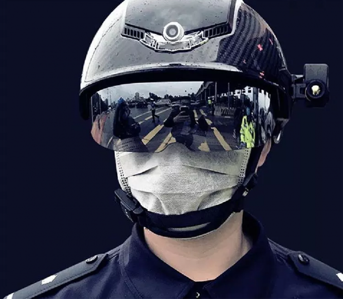 Rapid Emergency Response Smart Infrared Helmet Quick Temperature Check ...