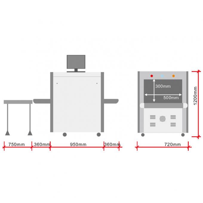 High Quality X-ray Baggage Scanner Airport Luggage Machine for Bags ...
